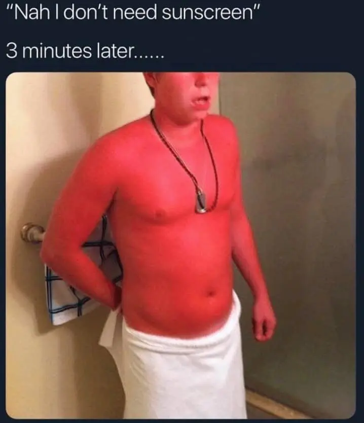 33 Sunburn Memes: Because Apparently, You Needed Another Reminder to ...