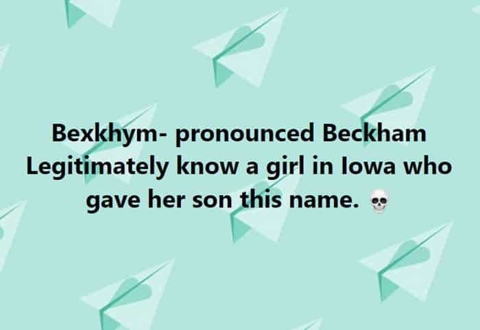 Funniest baby names-15 - Thunder Dungeon | The Funniest Memes. Period.