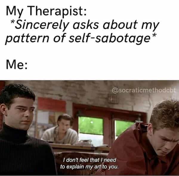 24 Therapy memes to unpack when you're in the hot seat