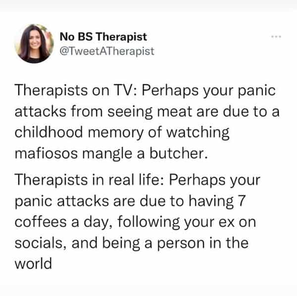 24 Therapy memes to unpack when you're in the hot seat