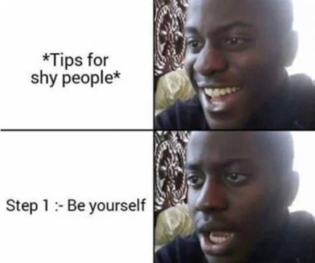 Shy People Meme