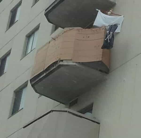 30 of the Strangest Balconies People Have Spotted While Spying on Their ...