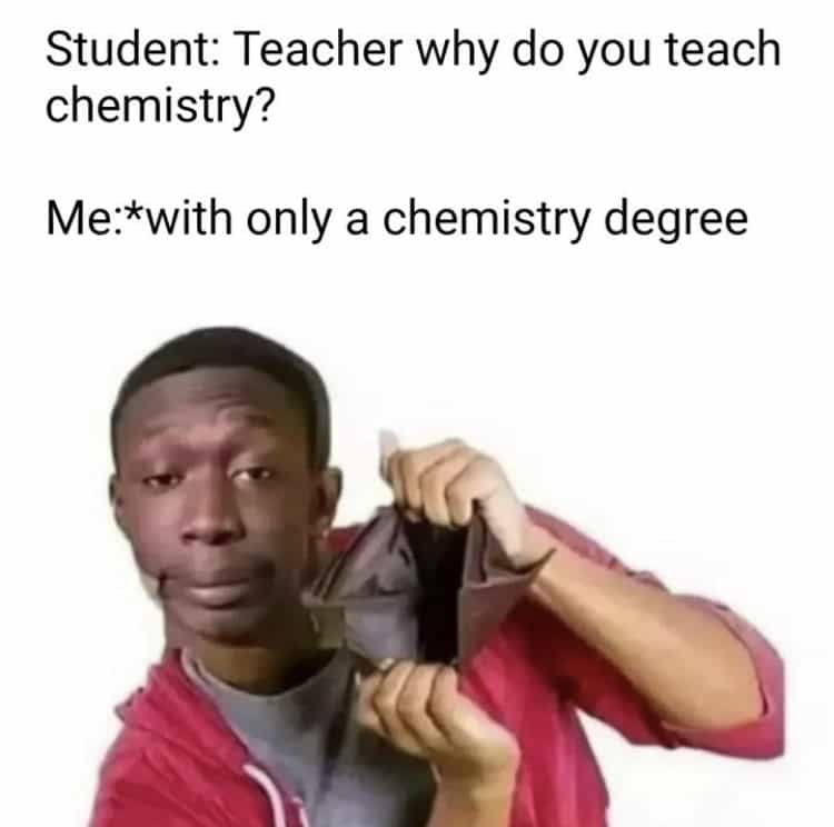 chemistry memes-9 - Thunder Dungeon | The Funniest Memes. Period.