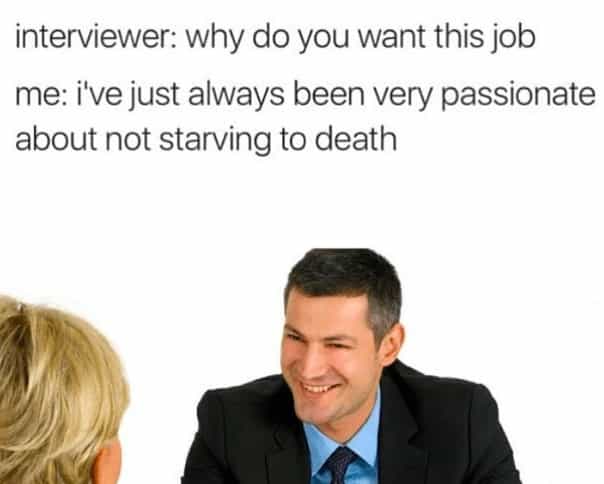 job interview memes-7 - Thunder Dungeon | The Funniest Memes. Period.
