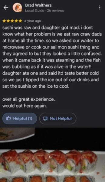 40 Funny and Insane Google Reviews That Deserve Their Own 5 Stars