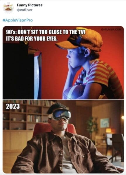 Apple Vision Pro Memes: 35 Memes About The Goofy Goggles