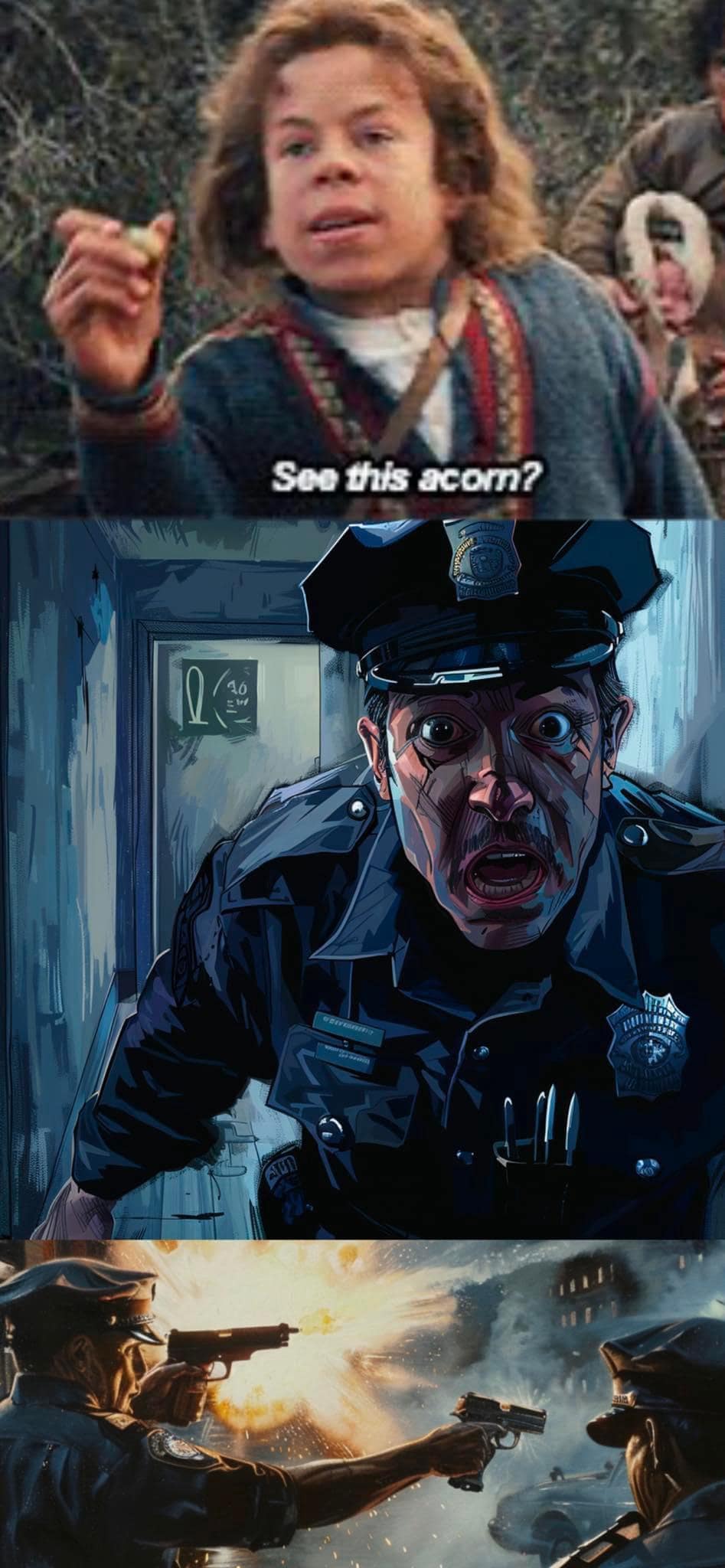 acorn cop memes-23-20240222 - Thunder Dungeon | The Funniest Memes. Period.