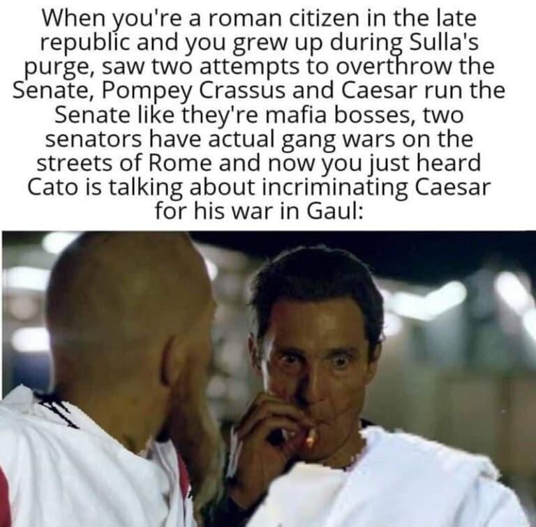 30 Ancient Roman Memes That Julius Caesar Would’ve Loved... Probably