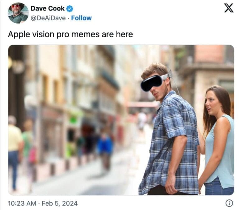 Apple Vision Pro Memes: 35 Memes About The Goofy Goggles