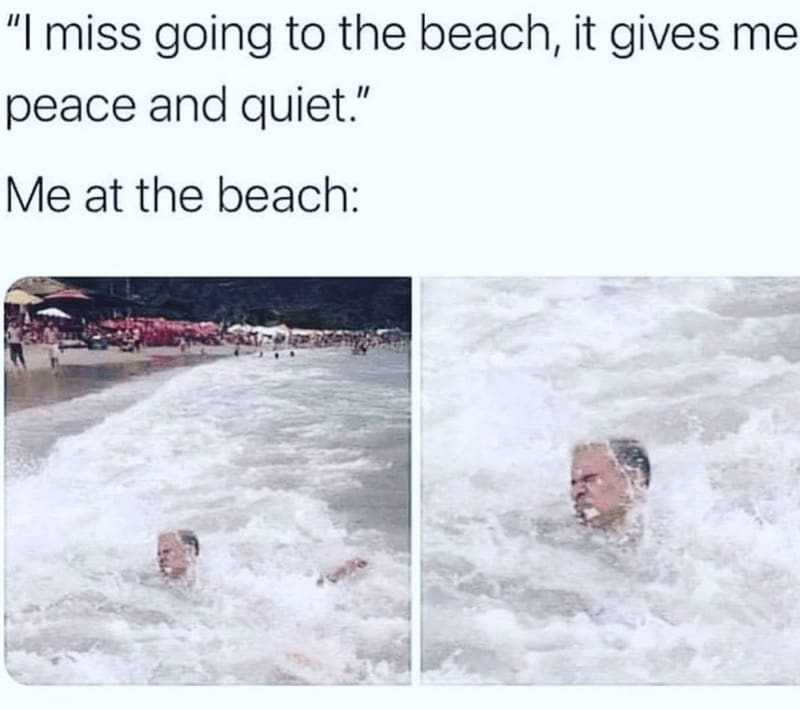 beach memes -18-2-6-2024 - Thunder Dungeon | The Funniest Memes. Period.