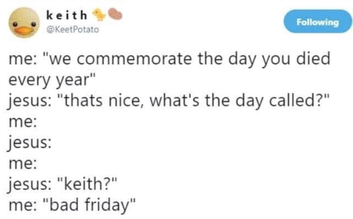 good friday memes 2024-18-20240329 - Thunder Dungeon | The Funniest ...