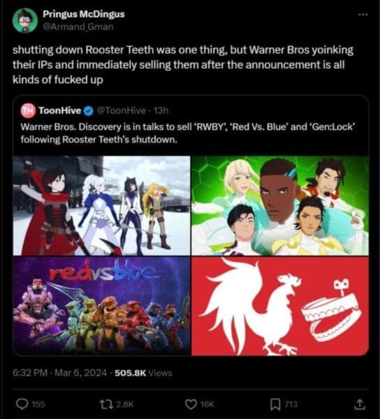 Rooster Teeth Memes: 25 Memes Honoring The Studio's Shutdown