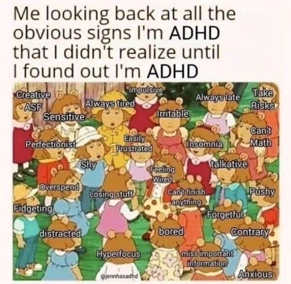 Can't Focus? Can't Stop Scrolling? These 40 ADHD Memes Are for You