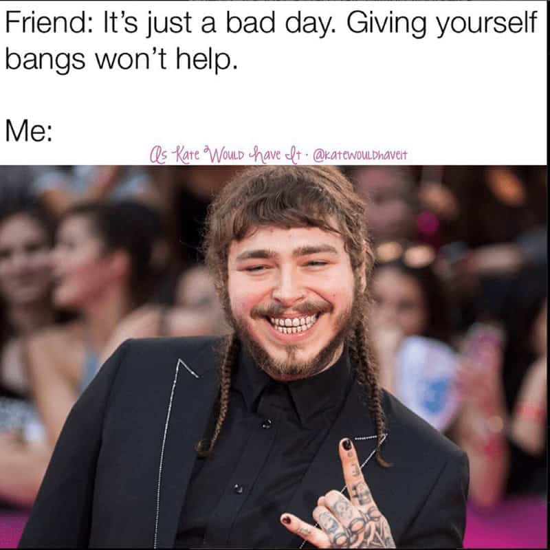 cutting your bangs memes-4-6-3-2024 - Thunder Dungeon | The Funniest ...