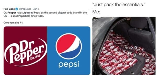 Dr Pepper Meme Dump: 30 Memes for America's New #2 Soda