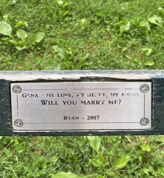 35 Park Bench Plaques That Are Both Heartwarming and Hilarious