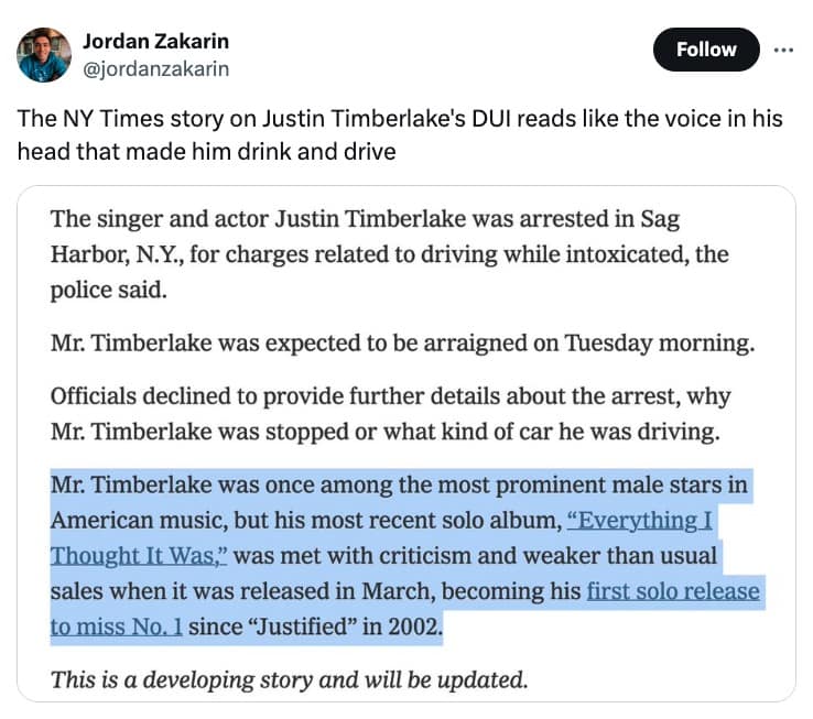 justin timberlake dui memes-10-20240618 - Thunder Dungeon | The ...