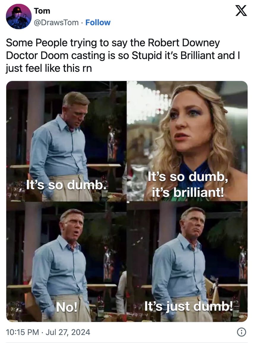 robert downey jr dr doom memes-14-20240730 - Thunder Dungeon | The ...