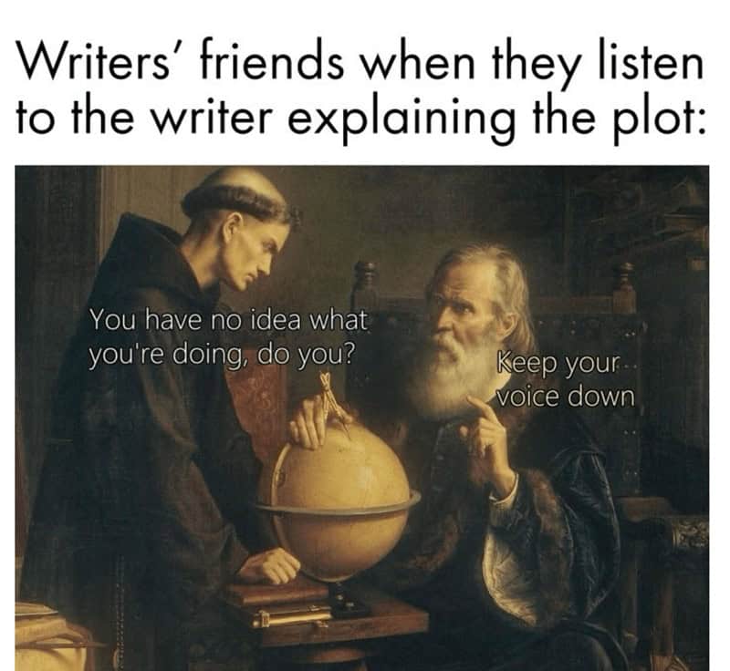 writing memes-18-20240725 - Thunder Dungeon | The Funniest Memes. Period.