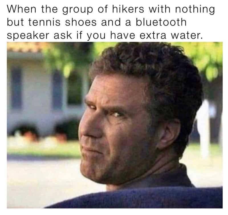 hiking memes-21-8-5-2024 - Thunder Dungeon | The Funniest Memes. Period.
