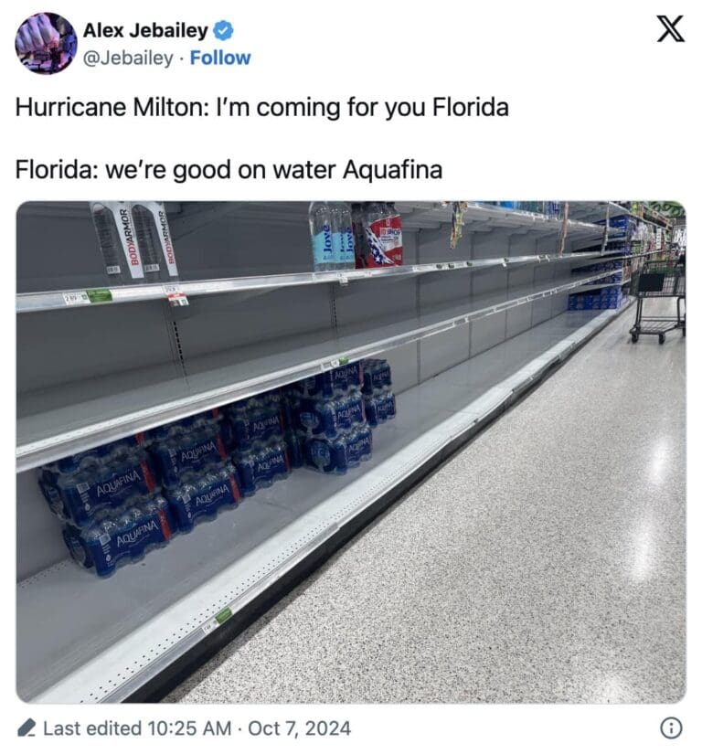 Hurricane Milton Memes: 25 Memes to Laugh Through the Storm