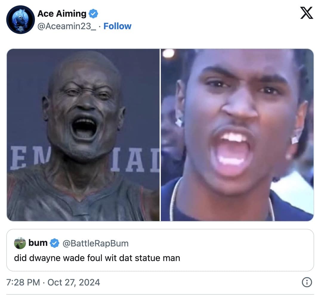 dwayne wade statue memes-21-20241030 - Thunder Dungeon | The Funniest ...