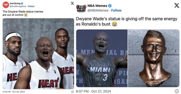 Dwayne Wade Statue Memes: 39 of the Best Reactions So Far