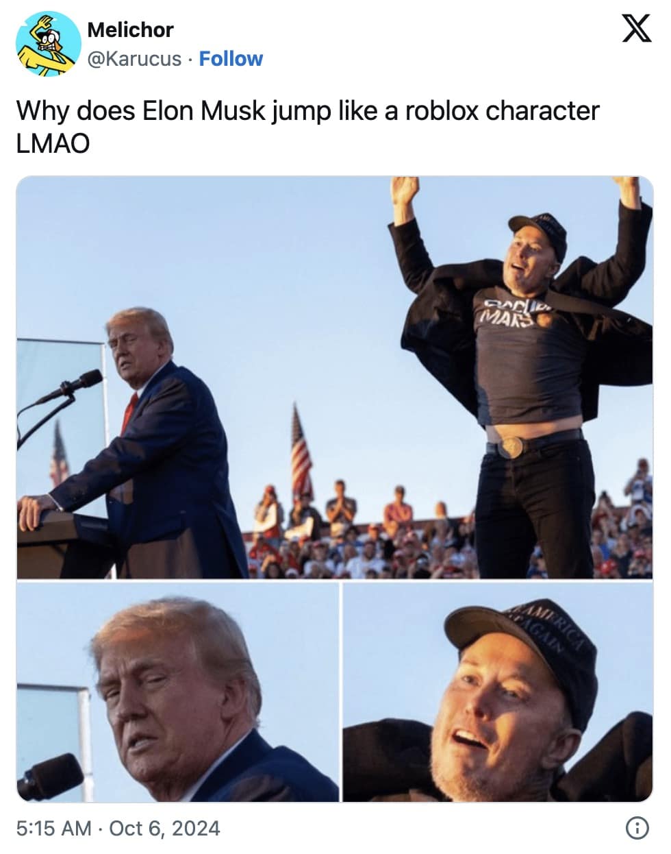 elon musk jumping memes-4-20241008 - Thunder Dungeon | The Funniest ...