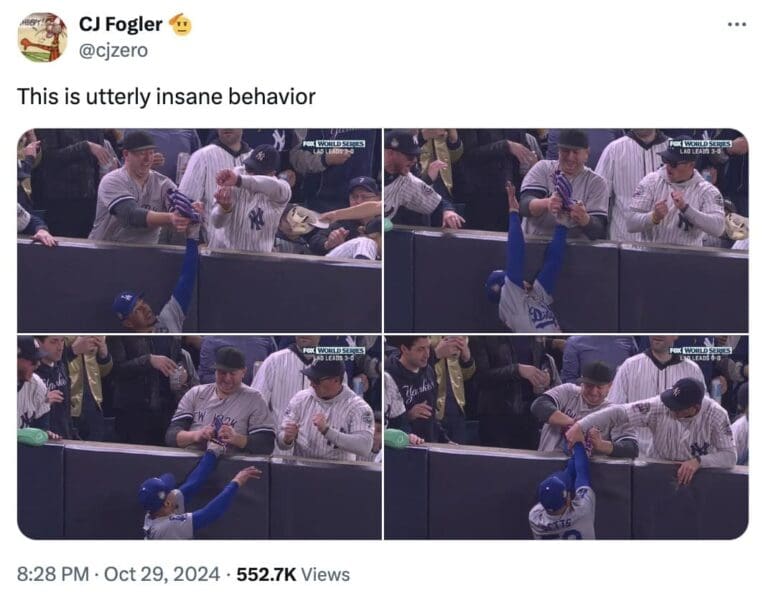 Yankees Fan Interference Memes: Internet Reacts to Bronx Bedlam
