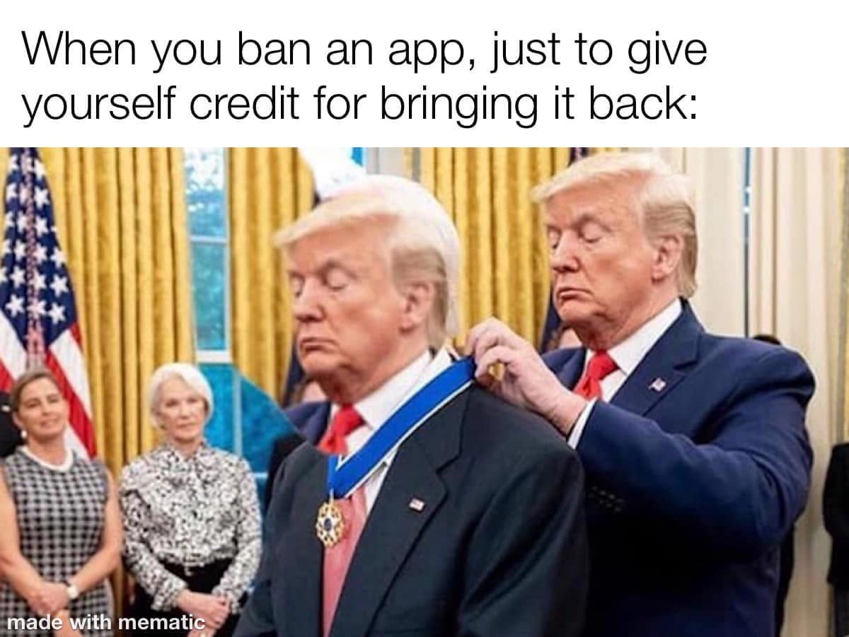 tiktok reverssal-tiktok reinstatement memes-6-20250120 - Thunder ...