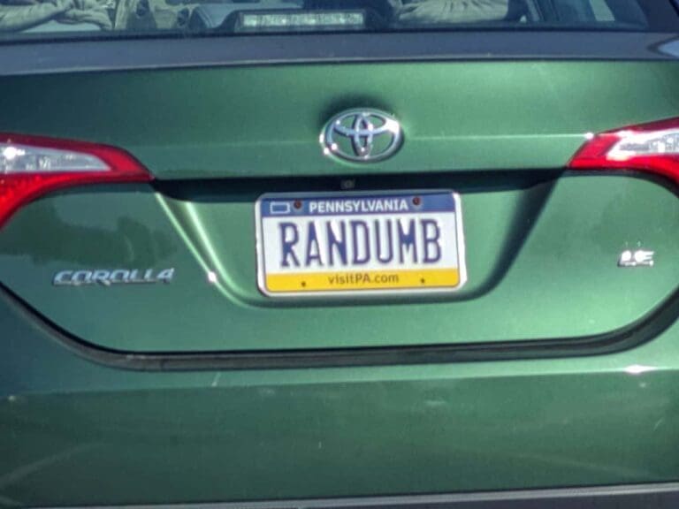 45 Funny Personalized License Plates You Wish You’d Thought Of