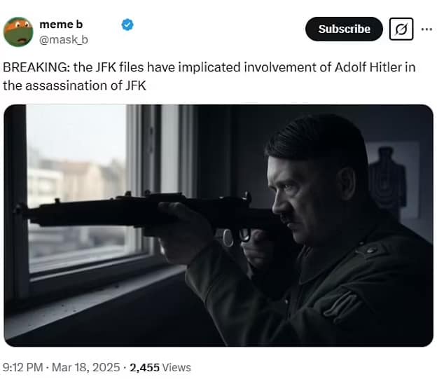 jfk files memes-11-20250320 - Thunder Dungeon | The Funniest Memes. Period.