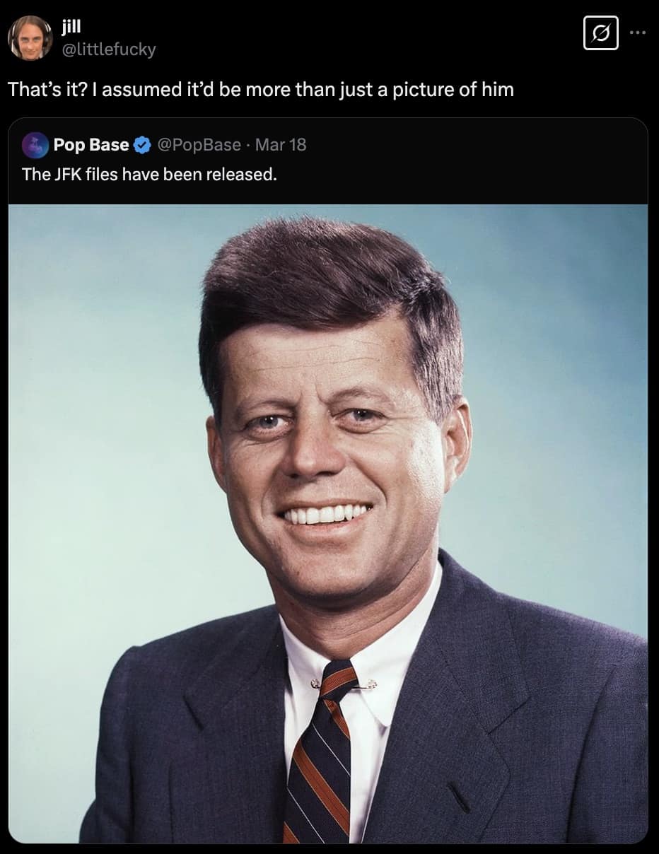 jfk files memes-29-20250320 - Thunder Dungeon | The Funniest Memes. Period.