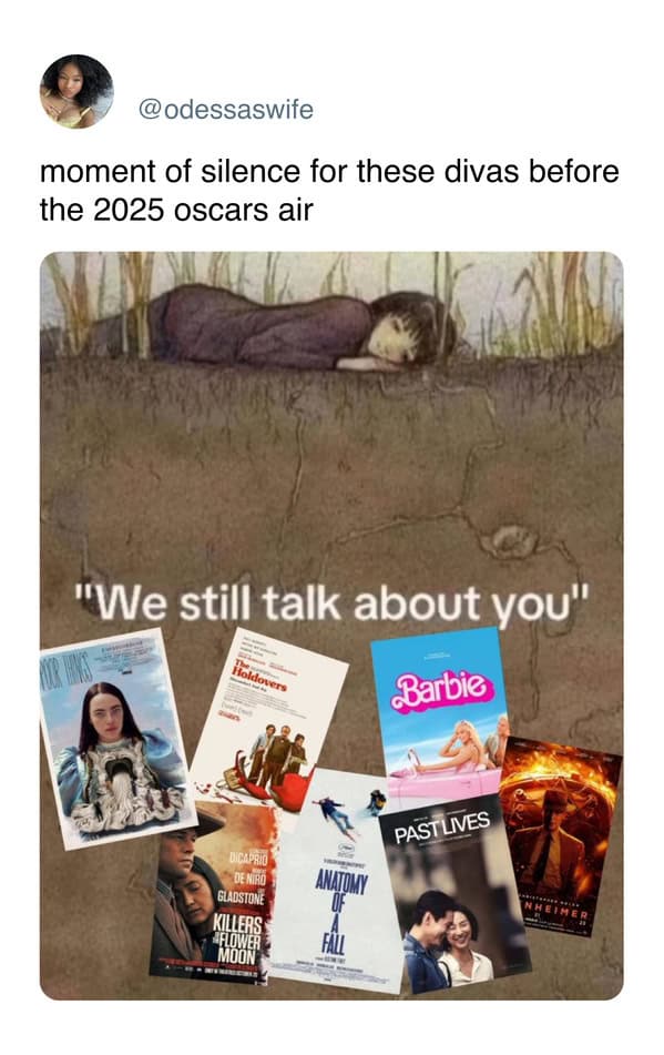 oscars memes-46-3-3-2025 - Thunder Dungeon | The Funniest Memes. Period.