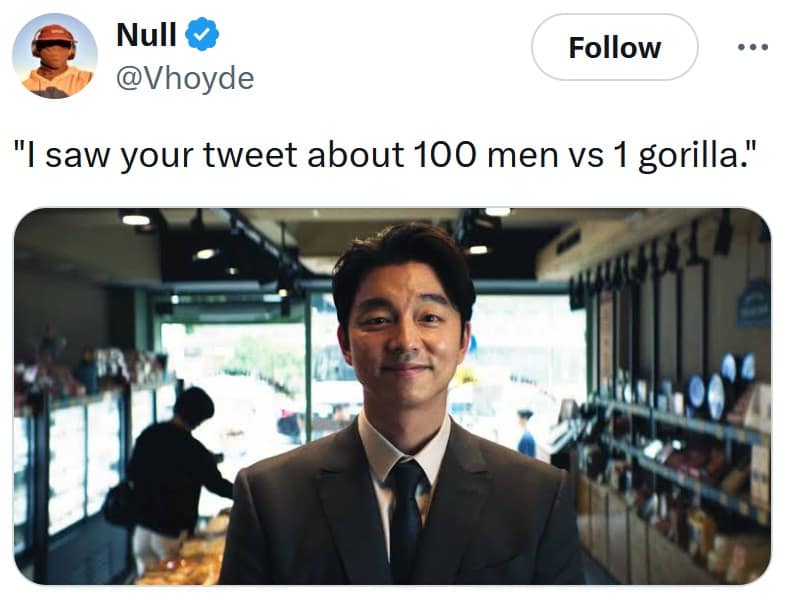 100 men vs 1 gorilla-16-20250430 - Thunder Dungeon | The Funniest Memes. Period.