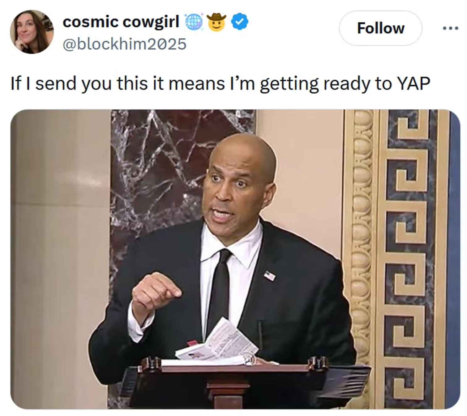 Cory booker memes-20-20250403 - Thunder Dungeon | The Funniest Memes ...