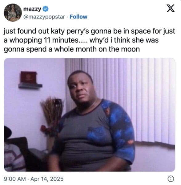 Katy Perry Space Memes: 50 Reactions To The Blue Origin Launch