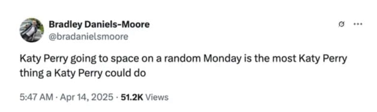 Katy Perry Space Memes: 50 Reactions To The Blue Origin Launch