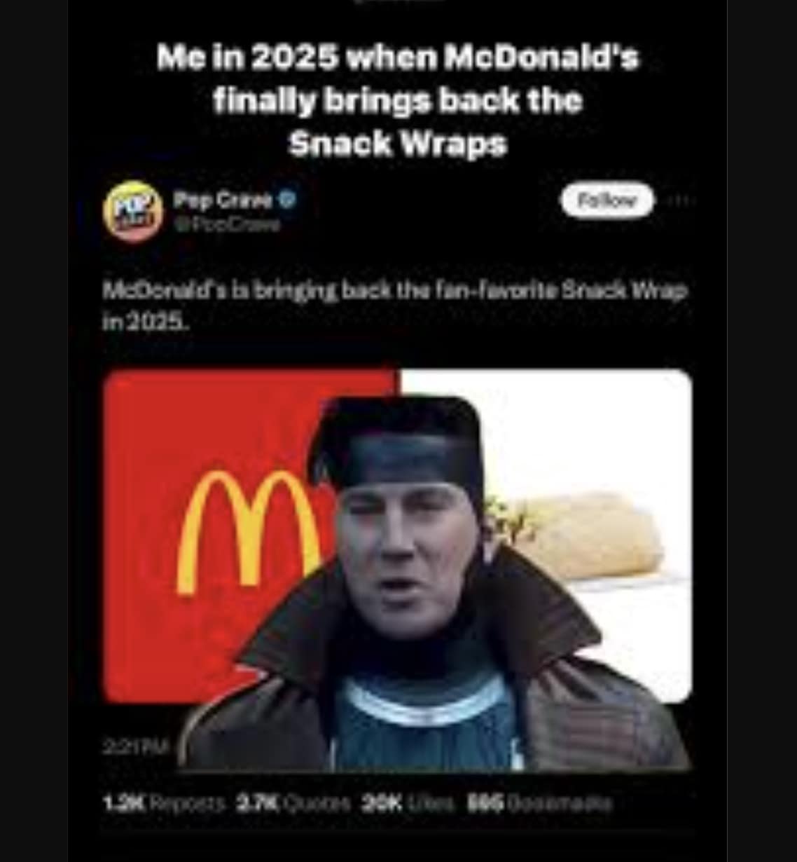 mcdonalds snack wrap memes-10-20250417 - Thunder Dungeon | The Funniest ...