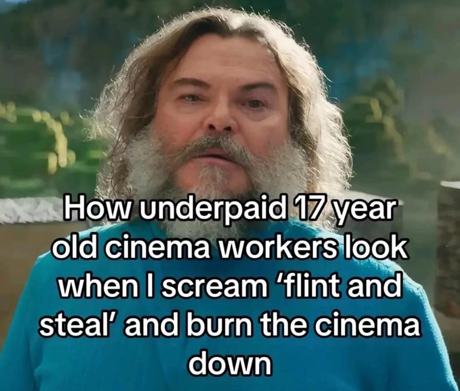 minecraft movie memes-9-20250409 - Thunder Dungeon | The Funniest Memes ...