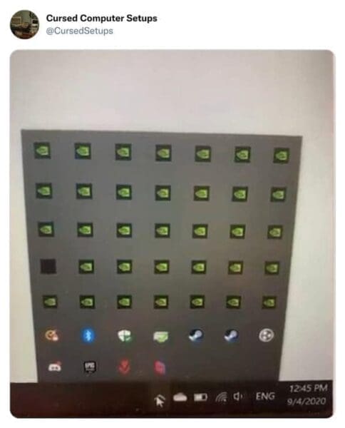 25 Cursed Computer Setups That Defy IT Logic