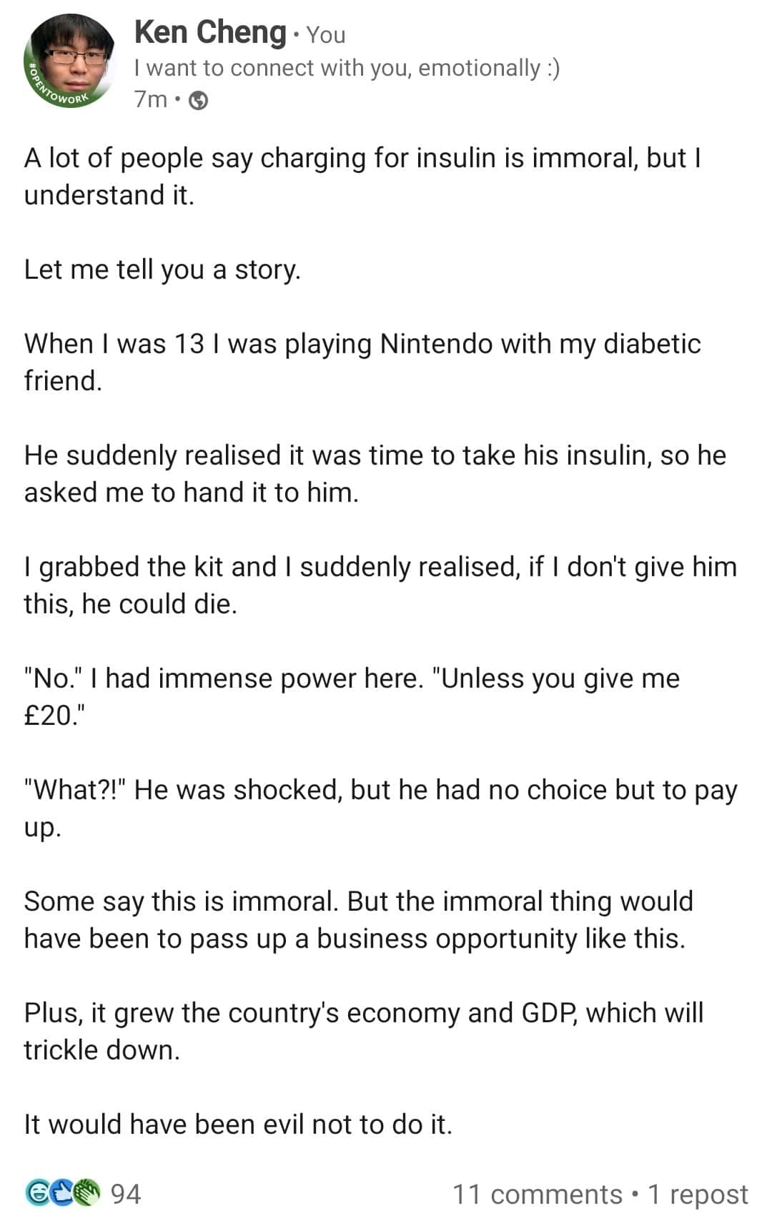 linkedin meme-11-20250515 - Thunder Dungeon | The Funniest Memes. Period.