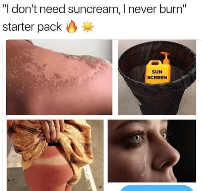 sunburn memes-10-6-27-2025 - Thunder Dungeon | The Funniest Memes. Period.
