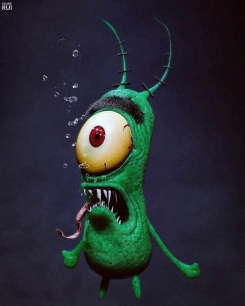 30 Cartoon Characters Turned Into Nightmare Fuel by Felipe Rui Fernandez