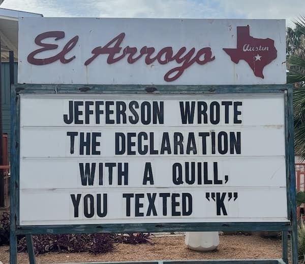 26 Ridiculously Funny Signs from the Legendary El Arroyo