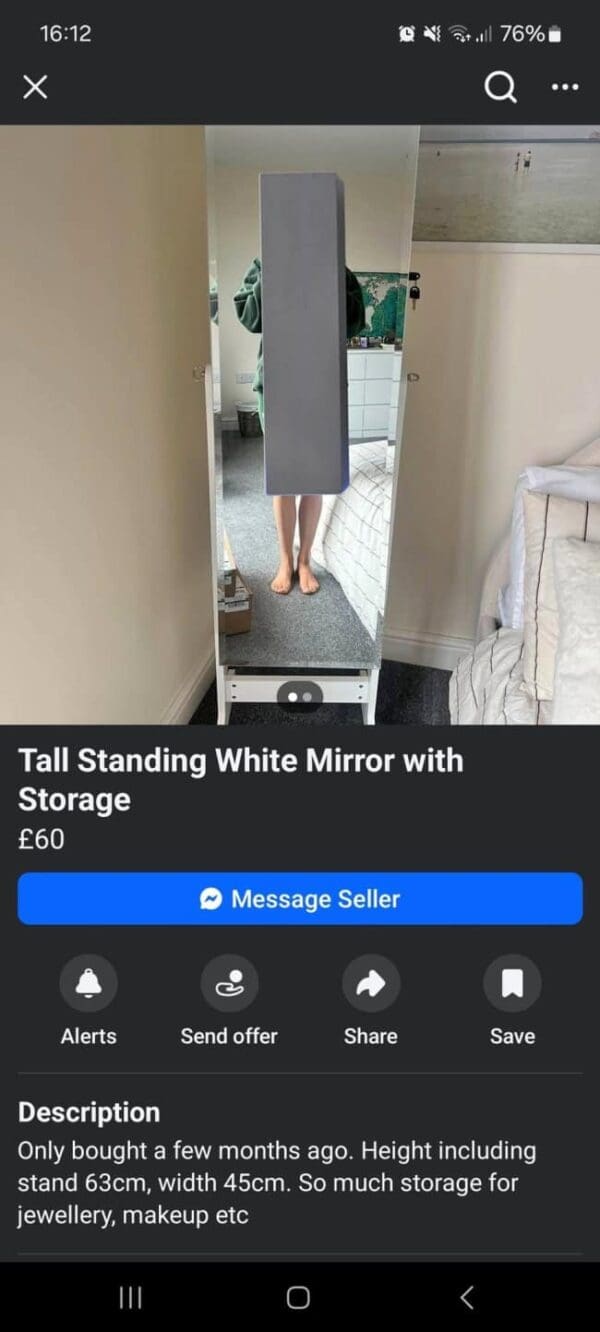 25 People Selling Mirrors Who Forgot How Mirrors Work