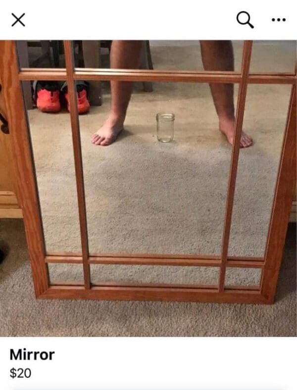 25 People Selling Mirrors Who Forgot How Mirrors Work