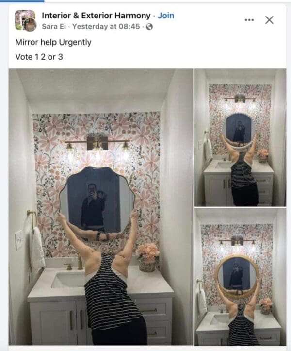25 People Selling Mirrors Who Forgot How Mirrors Work