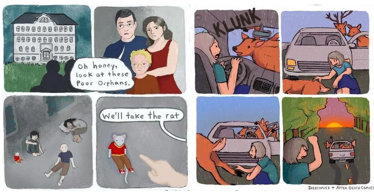 dark humor comics_01-20250916 - Thunder Dungeon | The Funniest Memes ...