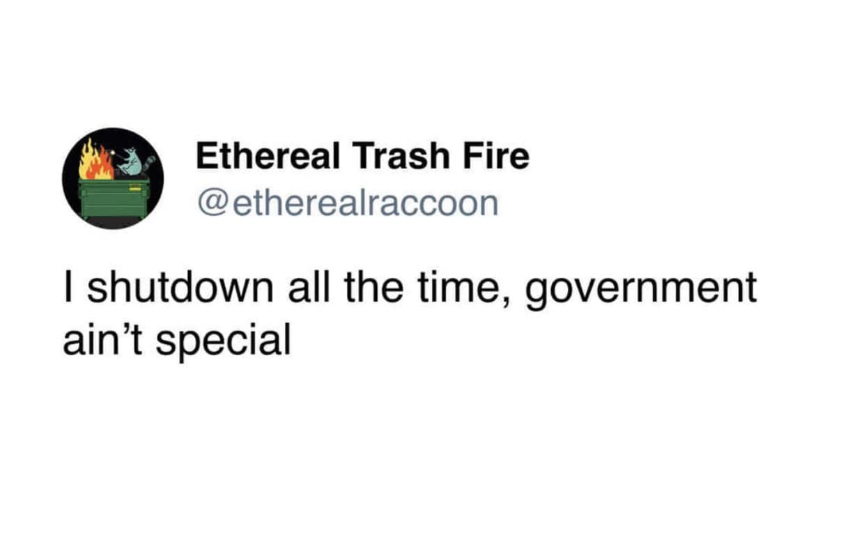 2025 government shutdown memes-12-20251009 - Thunder Dungeon | The ...